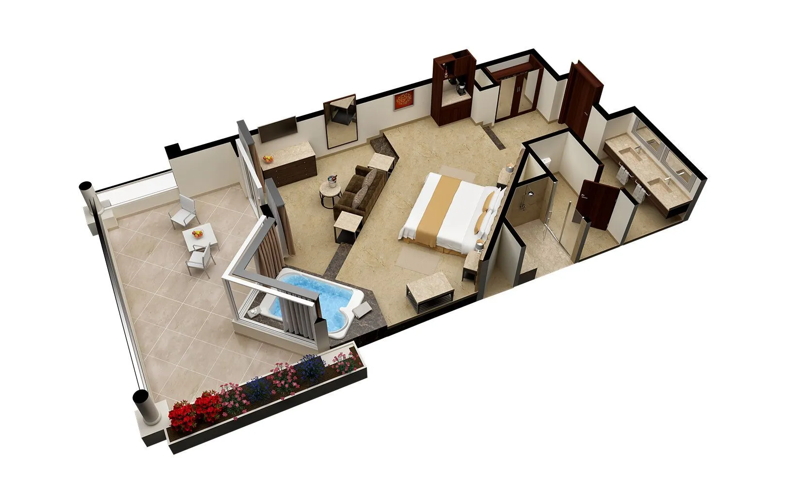 Superior junior suite golf course view | Moon Palace Cancun