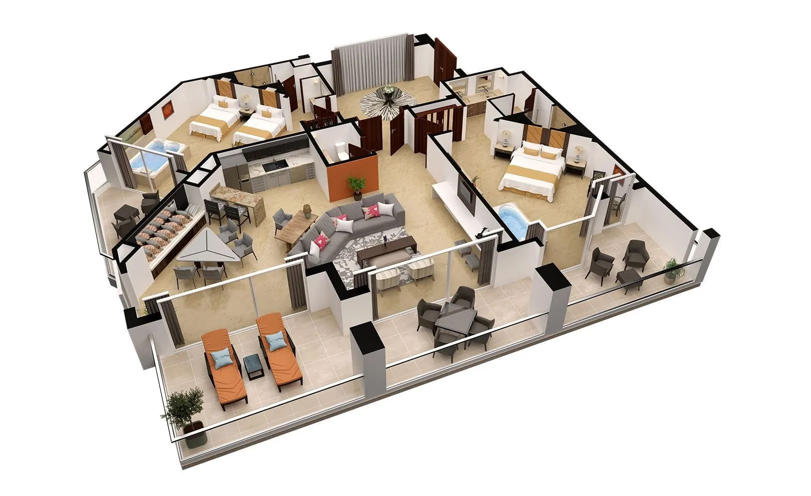 Moon Palace Ambassador Suite Floor Plan New Luxury 5 Star Hotel The